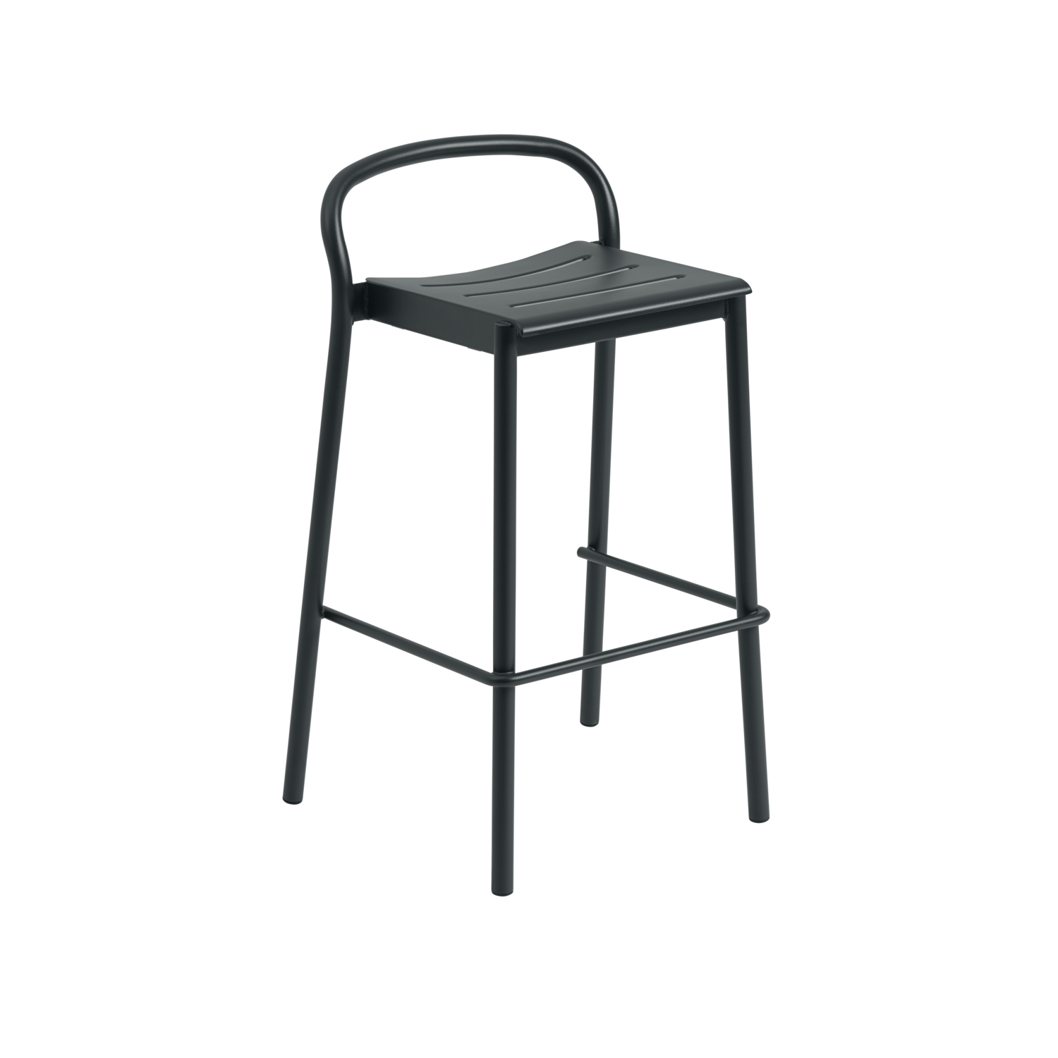 Muuto Linear Barhocker – Funktion trifft elegantes Outdoor-Design