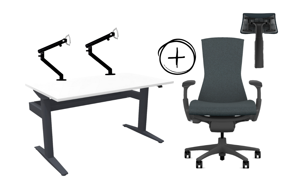 Herman Miller Embody – original alternative for Logitech Chair